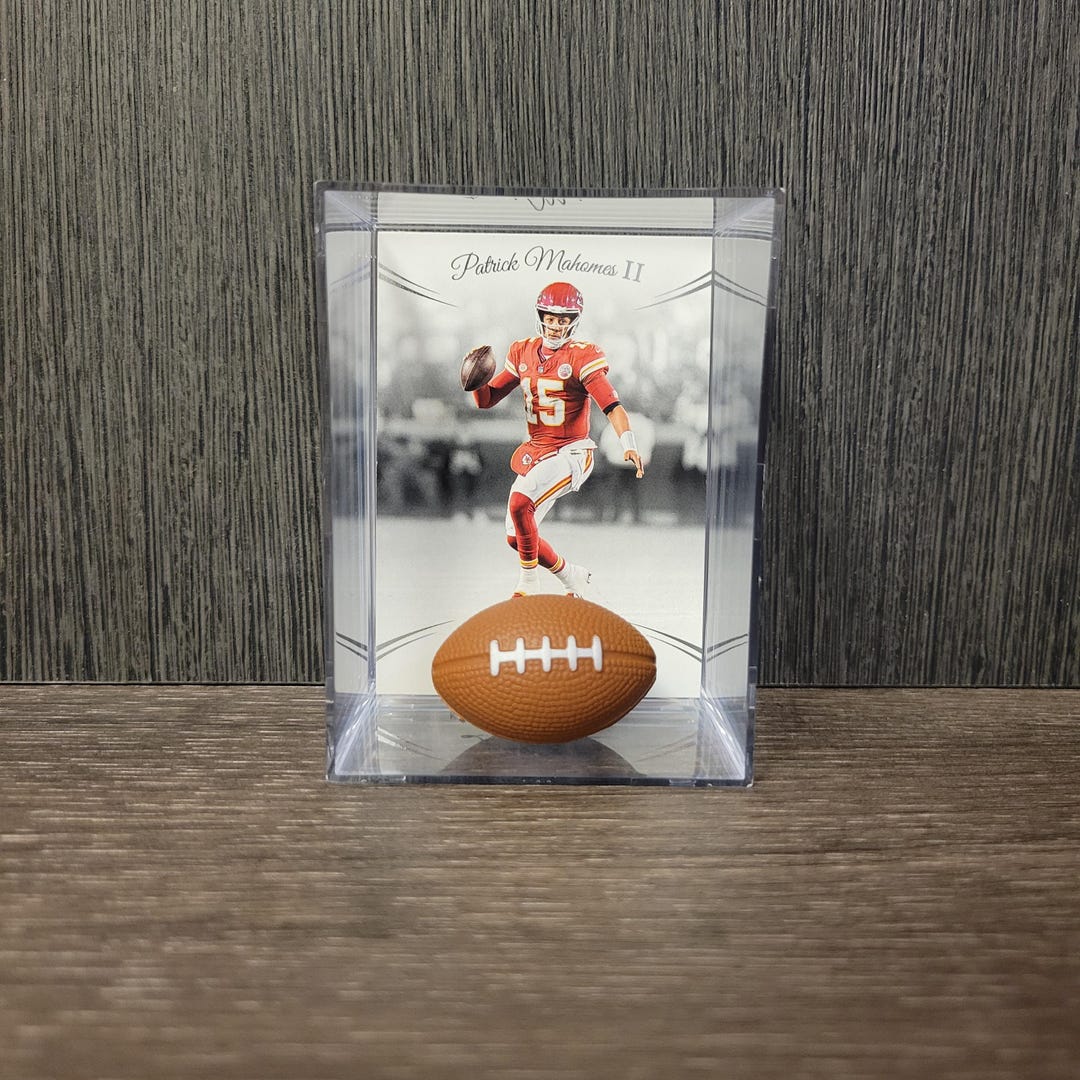 Kansas City Chiefs Patrick Mahomes Sports Box, Mini Football Display ...