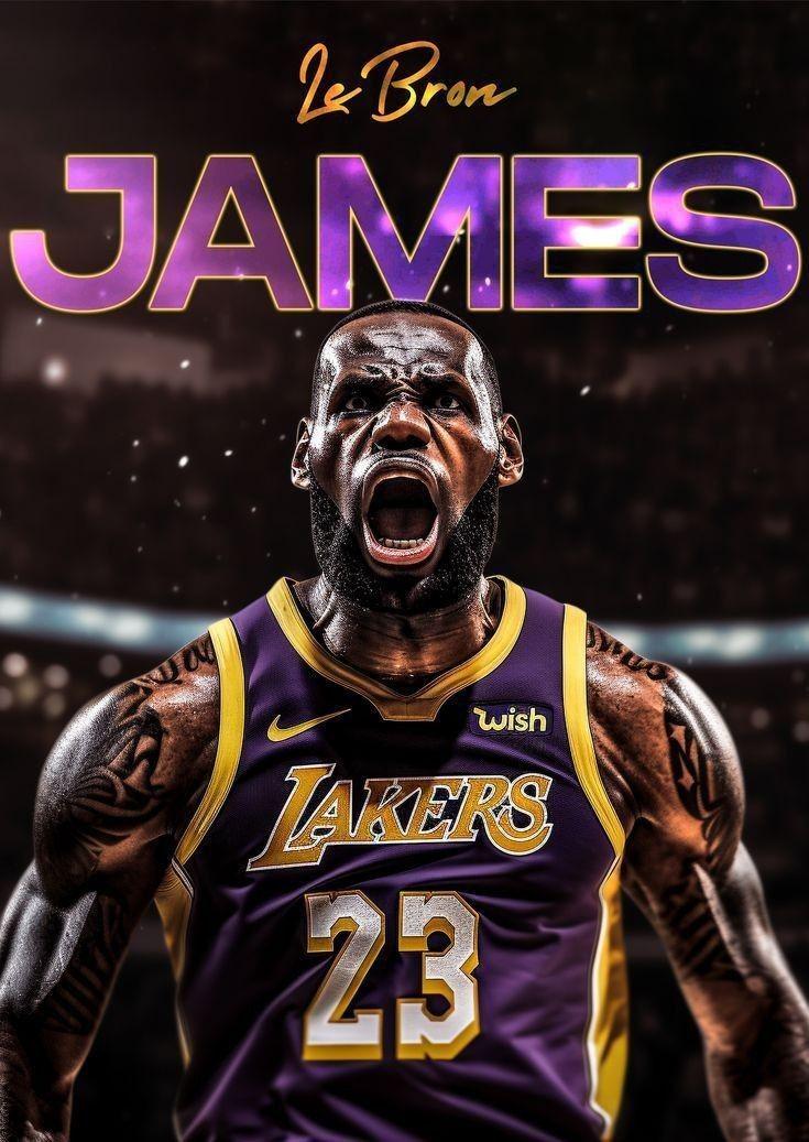 Lebron James Los Angeles Lakers Mini Basketball Sports Box, Memorabilia ...