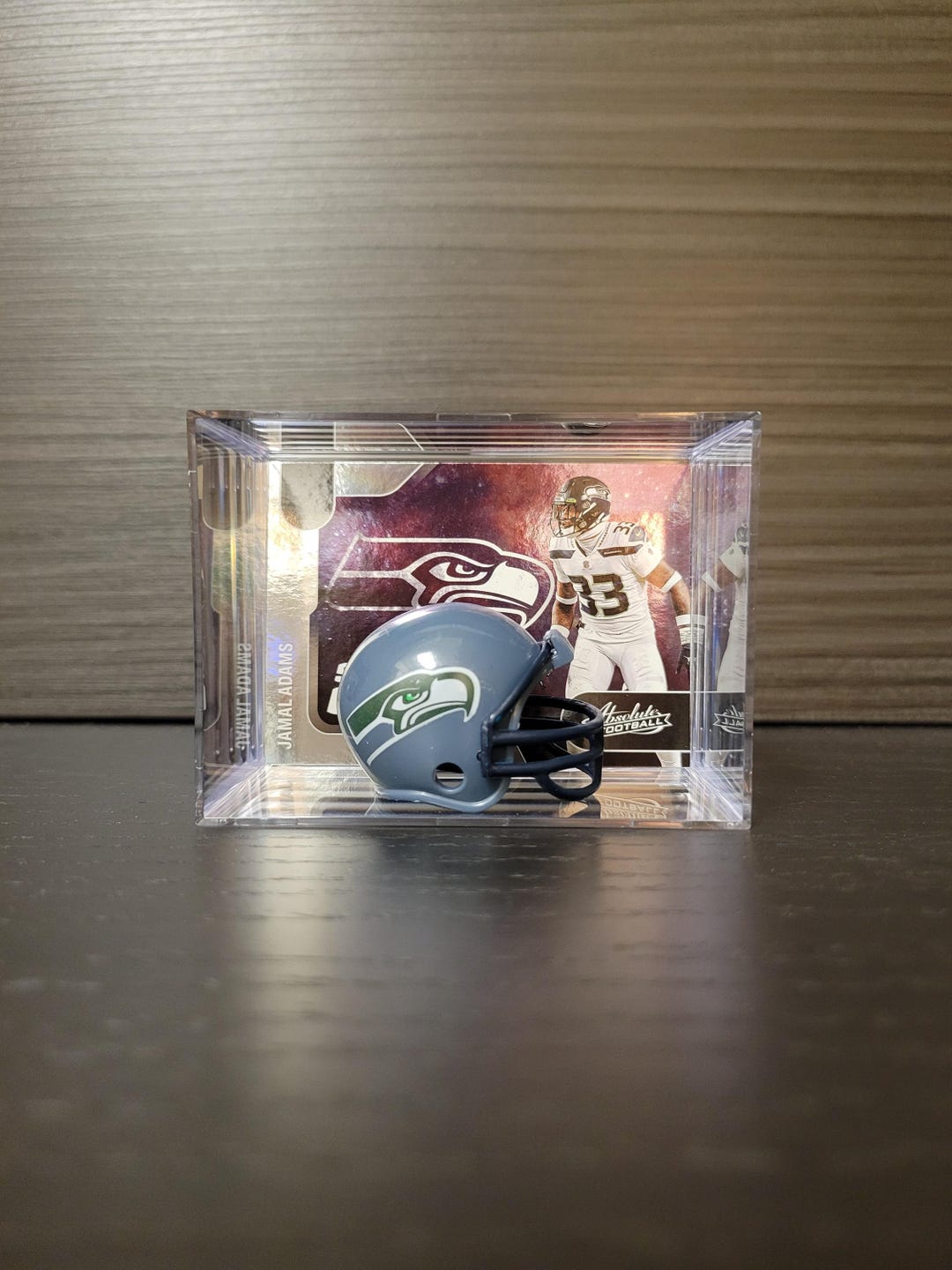 Seattle Seahawks Jamal Adams Mini Football Sports Box, Superbowl ...