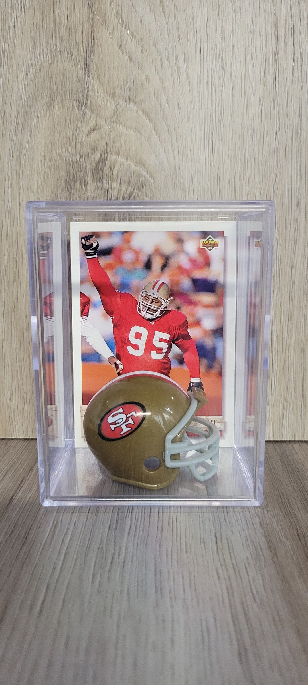 San Francisco 49ers Michael Carter Helmet Shadowbox W/ Card - Etsy