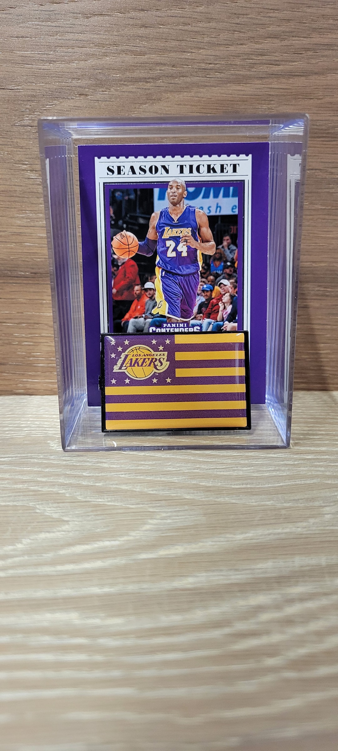 Kobe Bryant Lakers Memorabilia Box, Sports Fan Gift, Lakers Flag ...