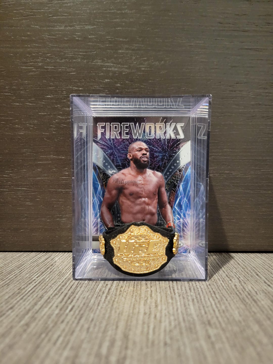 Jon Jones UFC Championship Belt Mini, Sports Box, Collectible UFC ...
