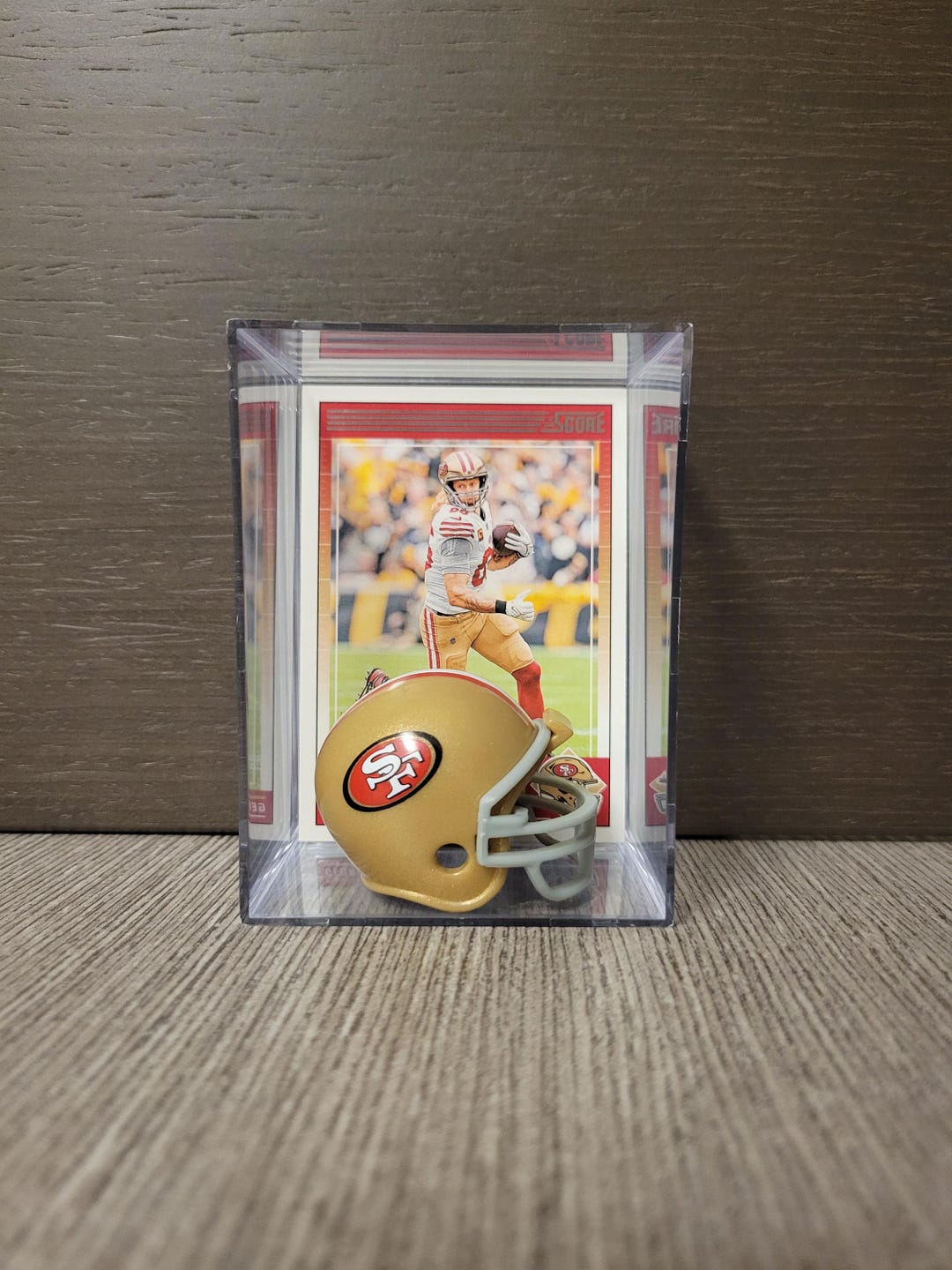 San Francisco 49ers George Kittle Mini Football Box, NFL Memorabilia ...