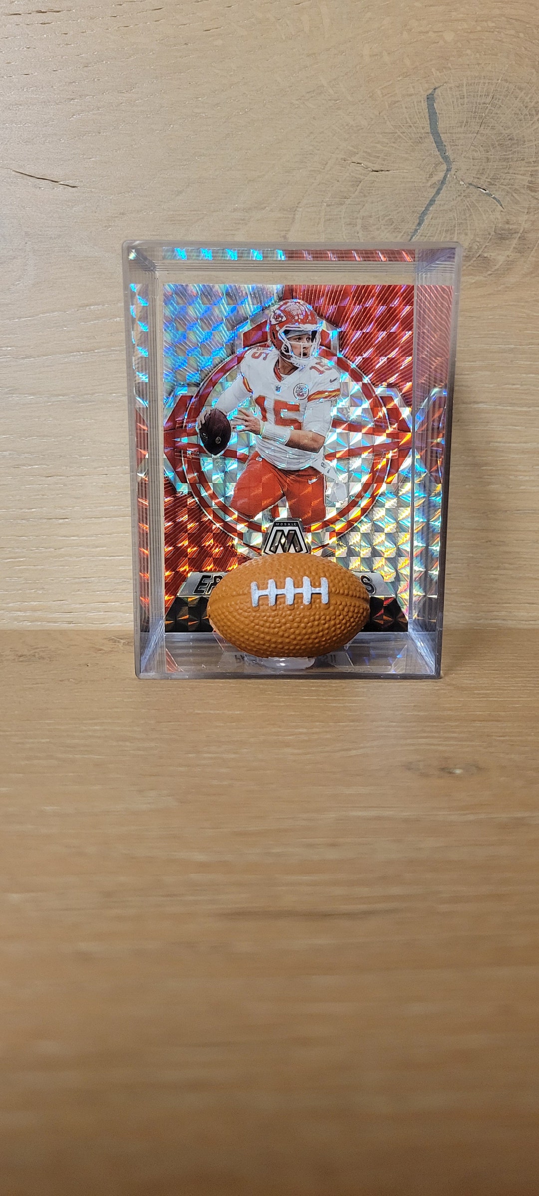 Patrick Mahomes Mini Super Bowl Football Sports Box, Kansas City Chiefs ...