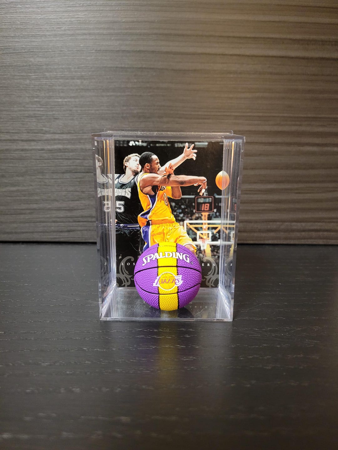 Kobe Bryant Mini Basketball Sports Box, Los Angeles Lakers Memorabilia ...