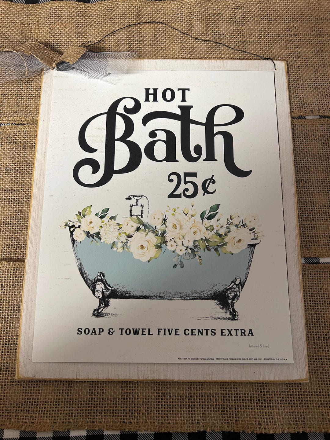 Hot Baths Paris Savin Soaps French Bathroom Wooden Hanging Wall Sign - Etsy