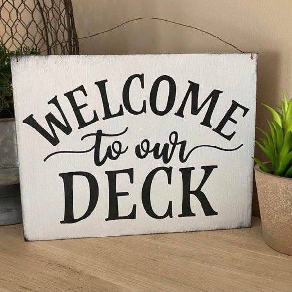 Deck Sign - Etsy