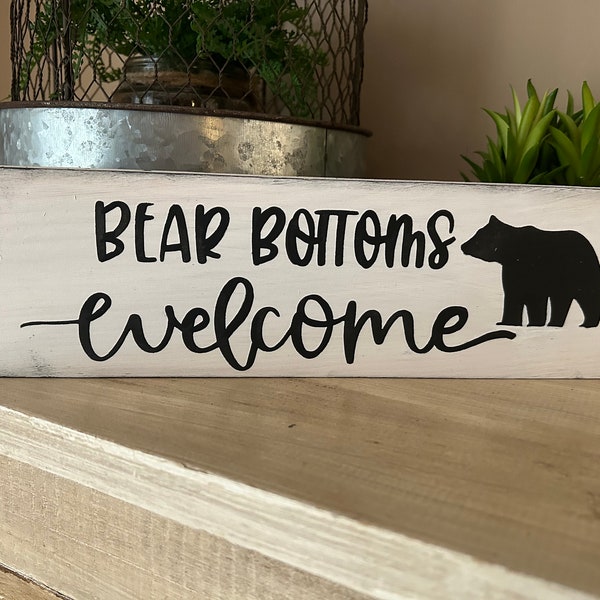 Bear Bottoms Welcome - Etsy