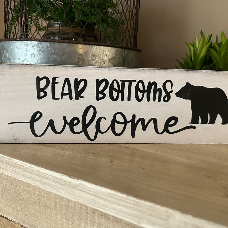 Bear Bottoms Welcome - Etsy