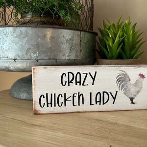 Chicken Block Signs Small Farmhouse Tier Tray Country Wood Signs - Etsy