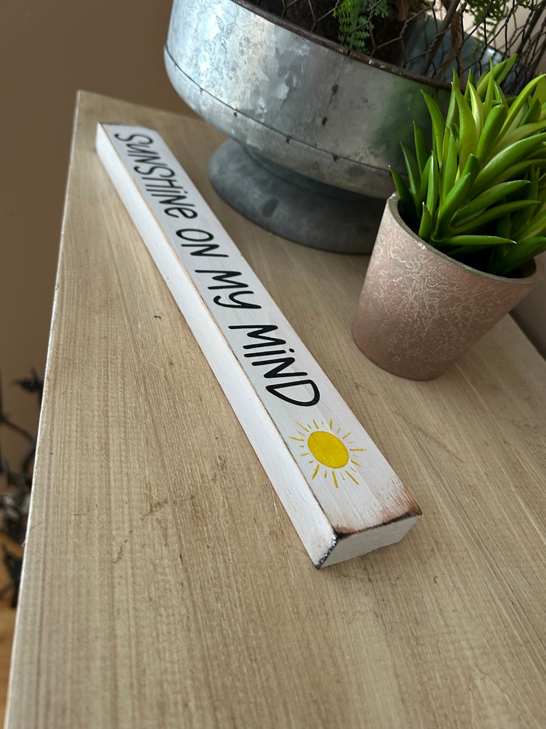 Let’s Do Sunset Summer Wooden Shelf Display Signs Sun - Etsy