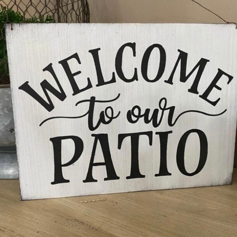 Wood Patio Signs - Etsy