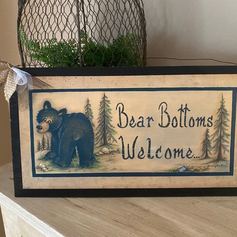 Bear Bottoms Welcome - Etsy