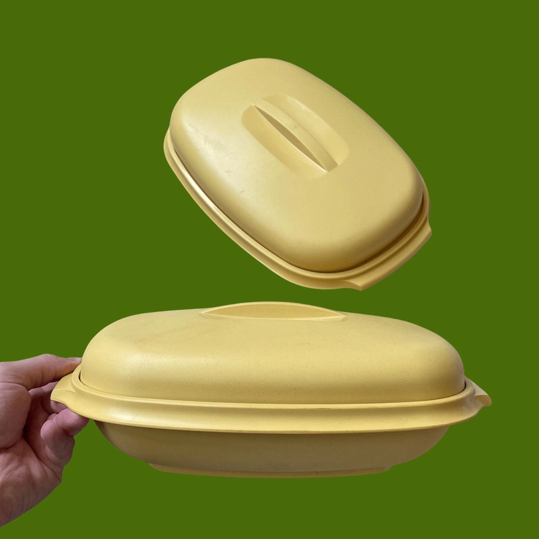 Vintage Tupperware Vegetable Steamer Harvest Gold - Etsy
