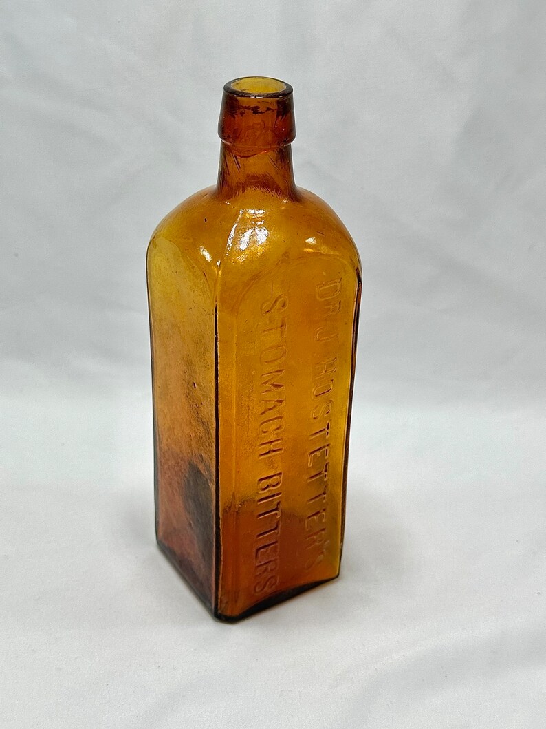 Uncommon Orange-amber Dr J Hostetter’s Stomach Bitters Bottle - Etsy
