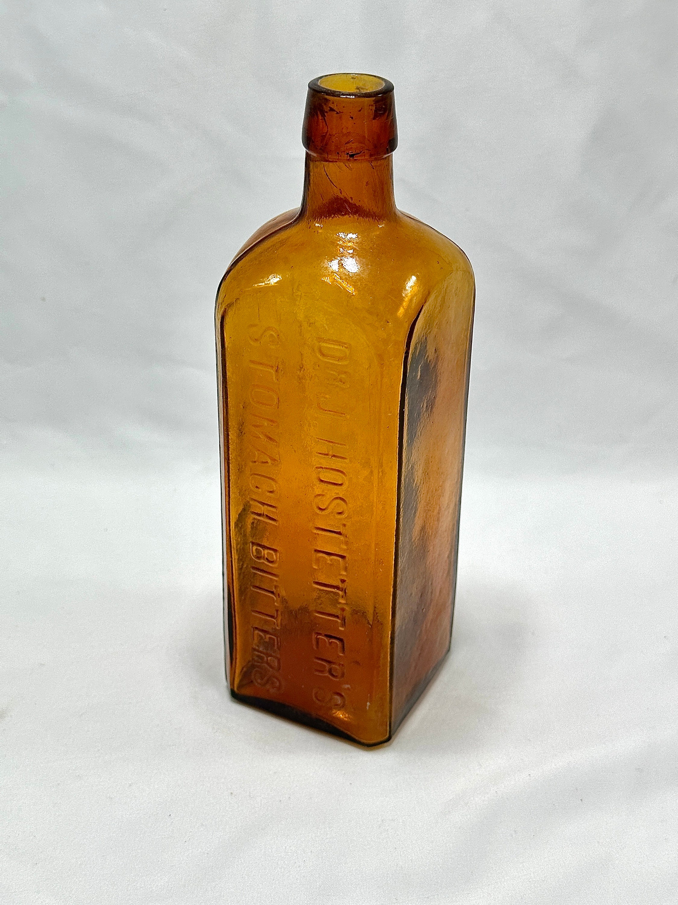 Uncommon Orange-amber Dr J Hostetter’s Stomach Bitters Bottle - Etsy