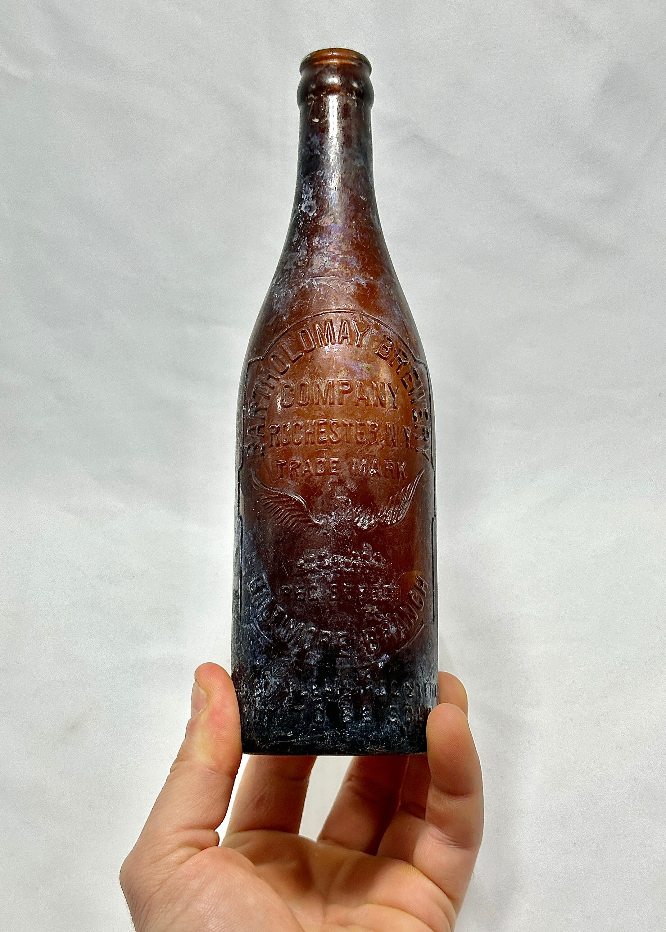 Antique BIM Beer Bottle Advertisement Bartholomay Brewery Co Baltimore ...