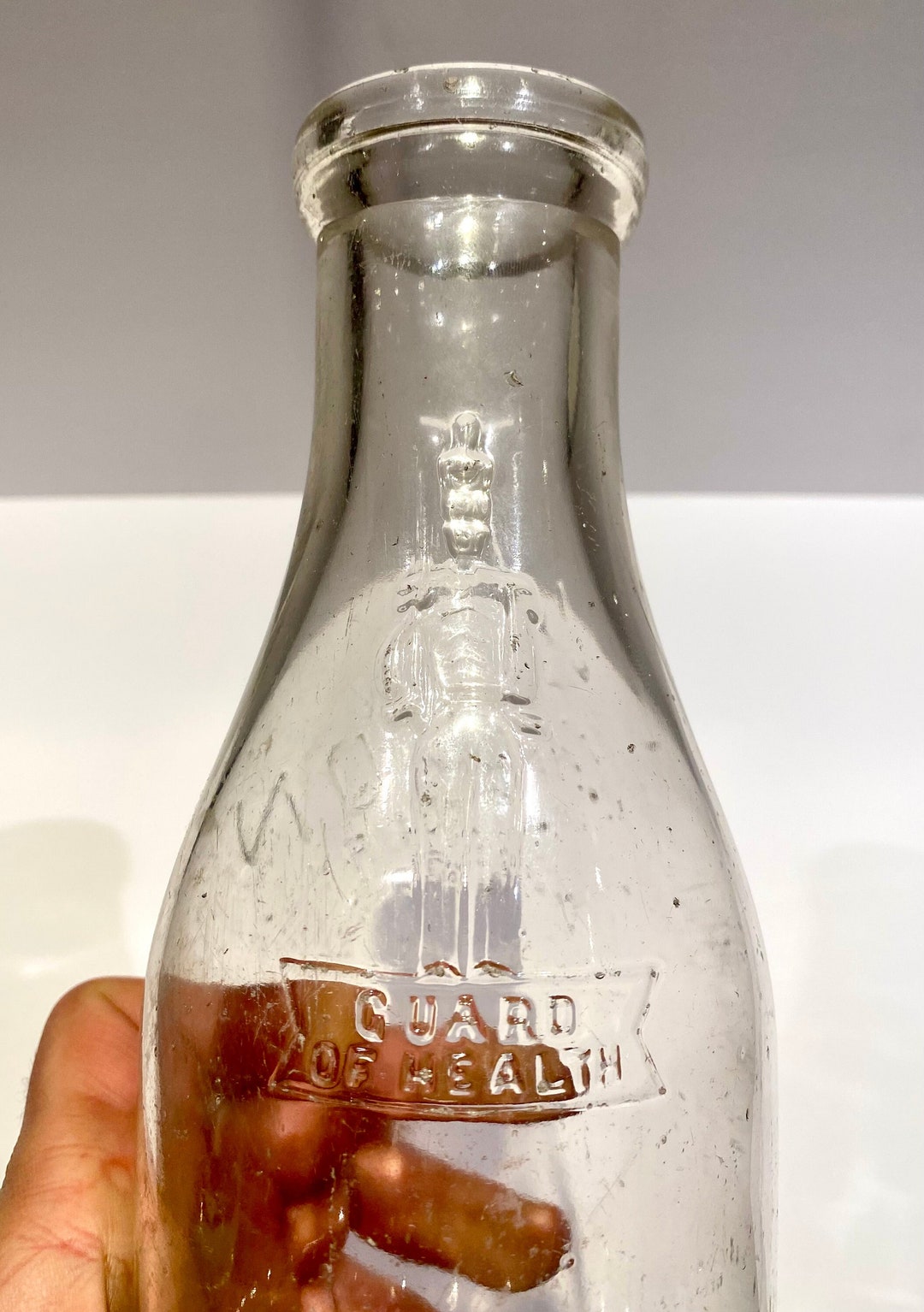 Vintage Z Wilton Dairy Milk Bottle guard of Health - Etsy
