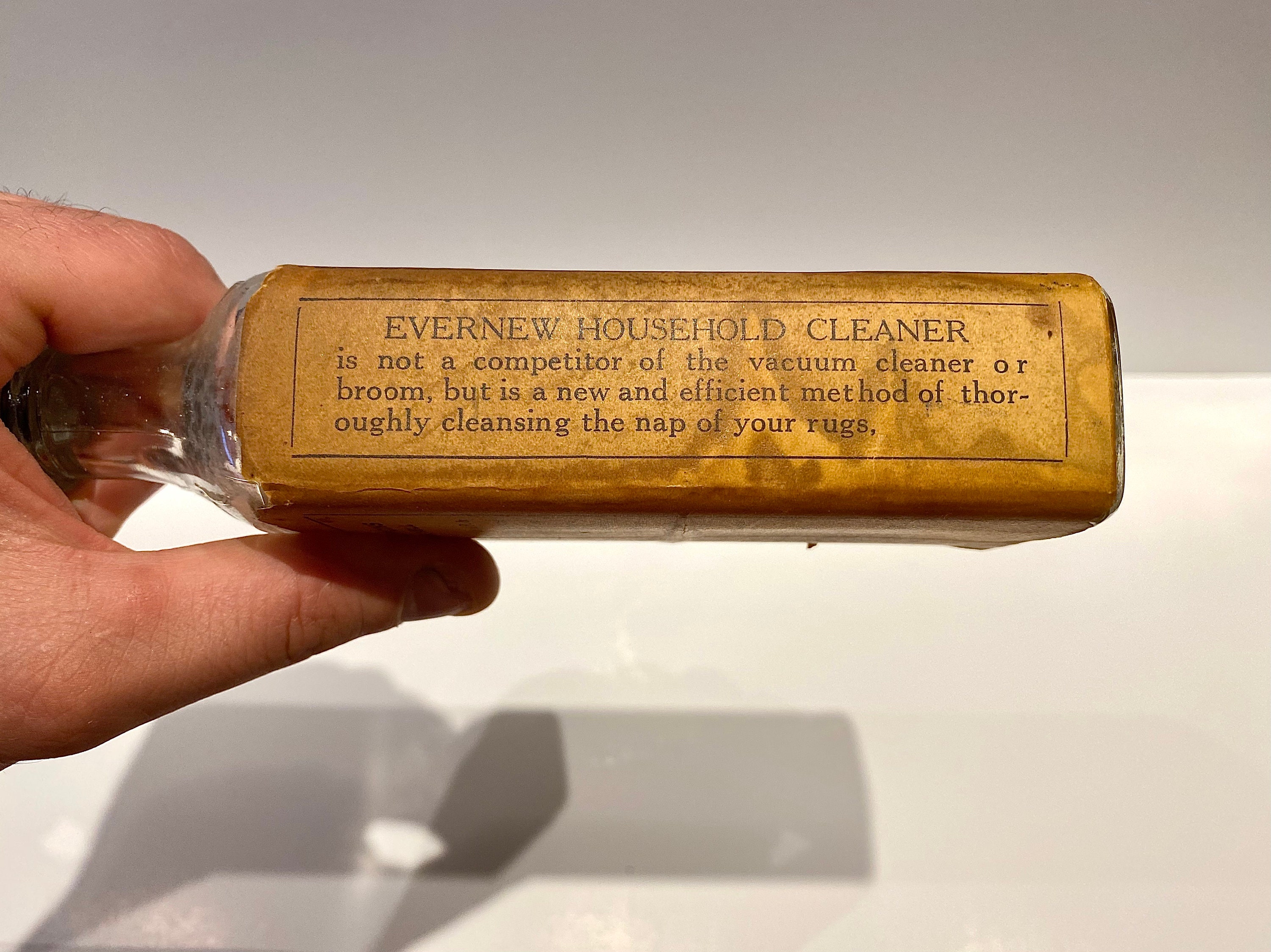 Vintage Authentic Paper Labeled Utility Bottle Evernew - Etsy