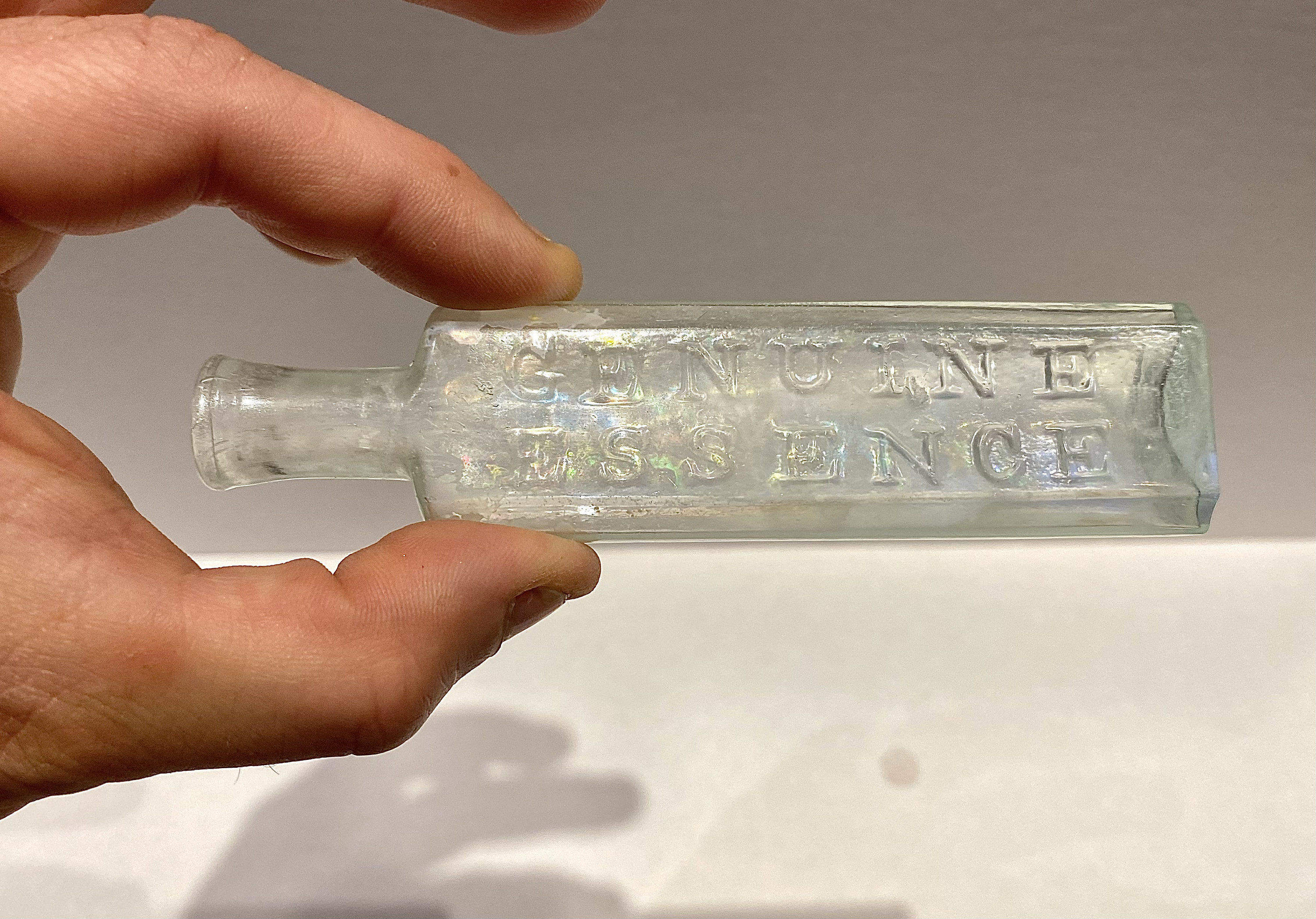 Pontil ‘genuine Essence’ Medicine Bottle - Etsy