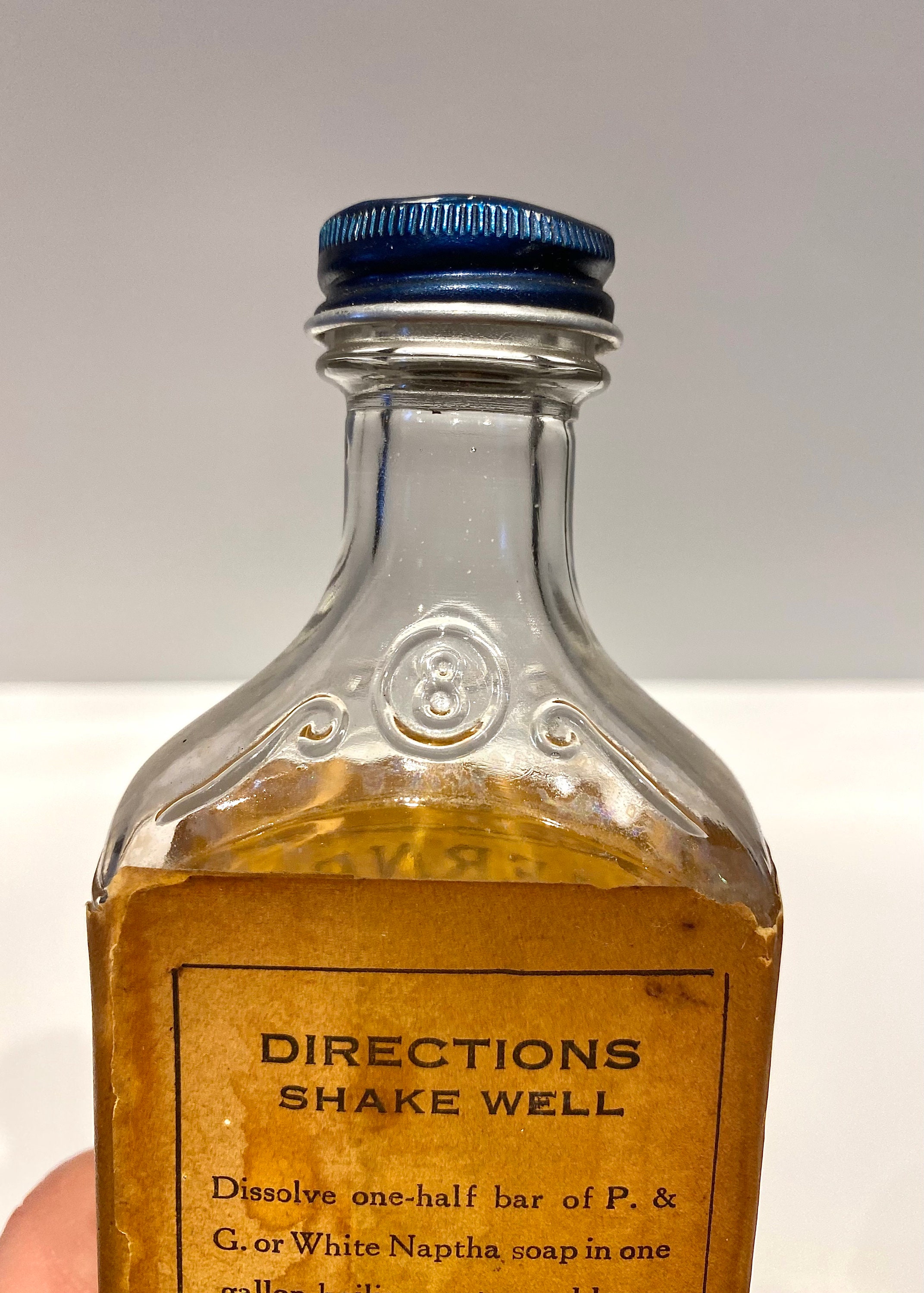 Vintage Authentic Paper Labeled Utility Bottle Evernew - Etsy