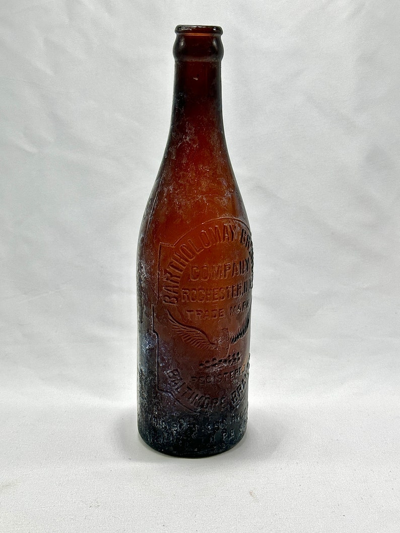 Antique BIM Beer Bottle Advertisement Bartholomay Brewery Co Baltimore ...