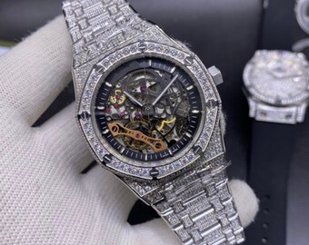 Ap Watch Iced Out - Etsy