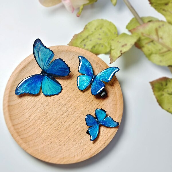 Butterfly Hair Pins - Etsy