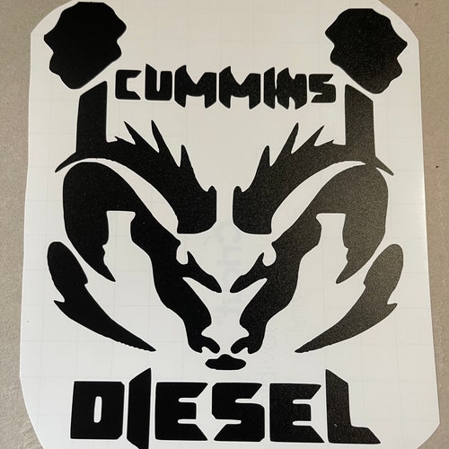 Diesel Truck Cummins Flag Logo Vinyl Decal Window Sticker - Etsy