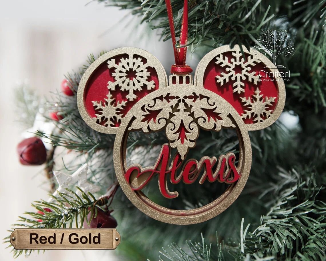 Mickey Mouse Christmas Tree Ornaments