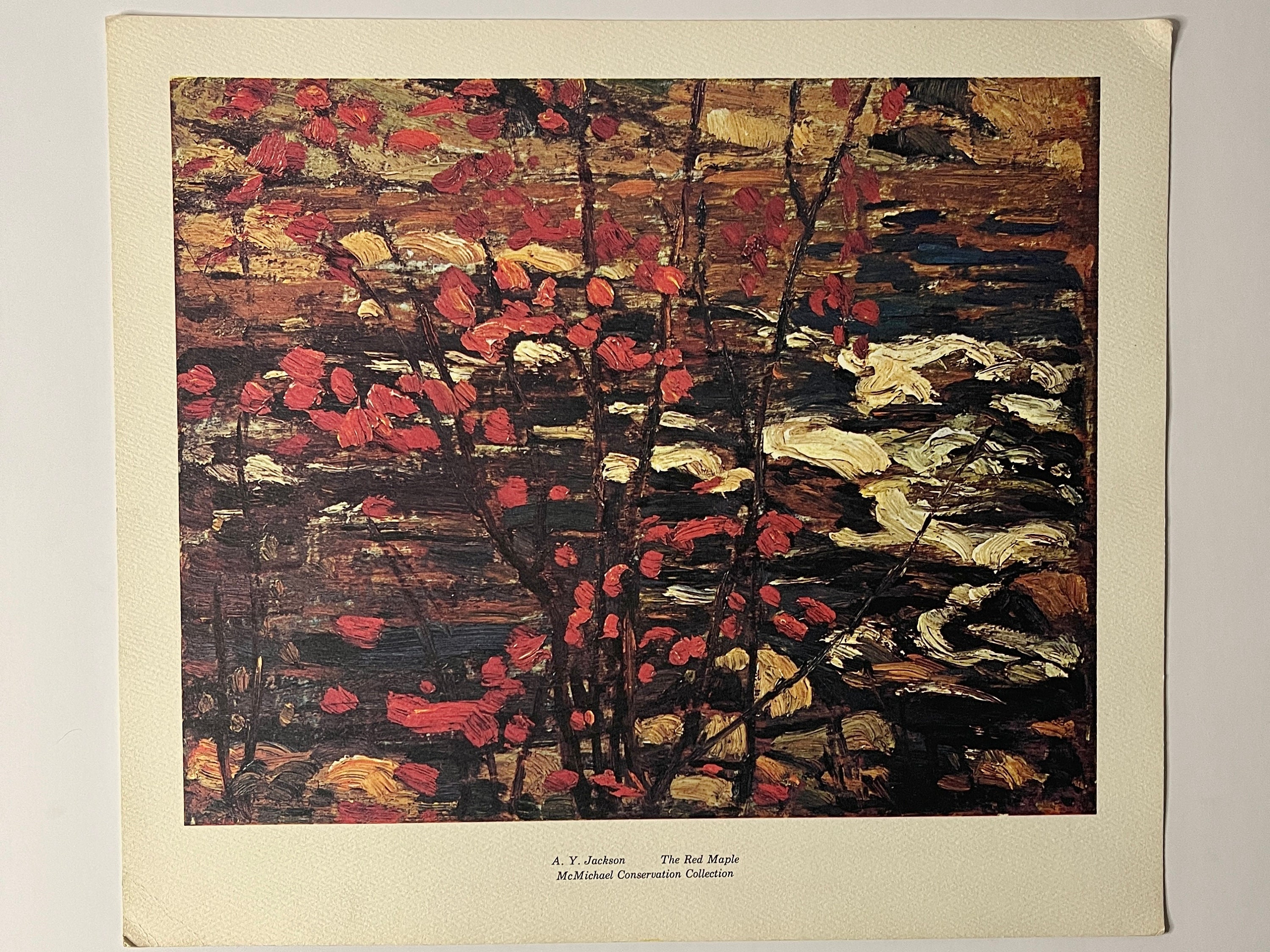 A. Y. Jackson the Red Maple Mcmichael Conservation - Etsy