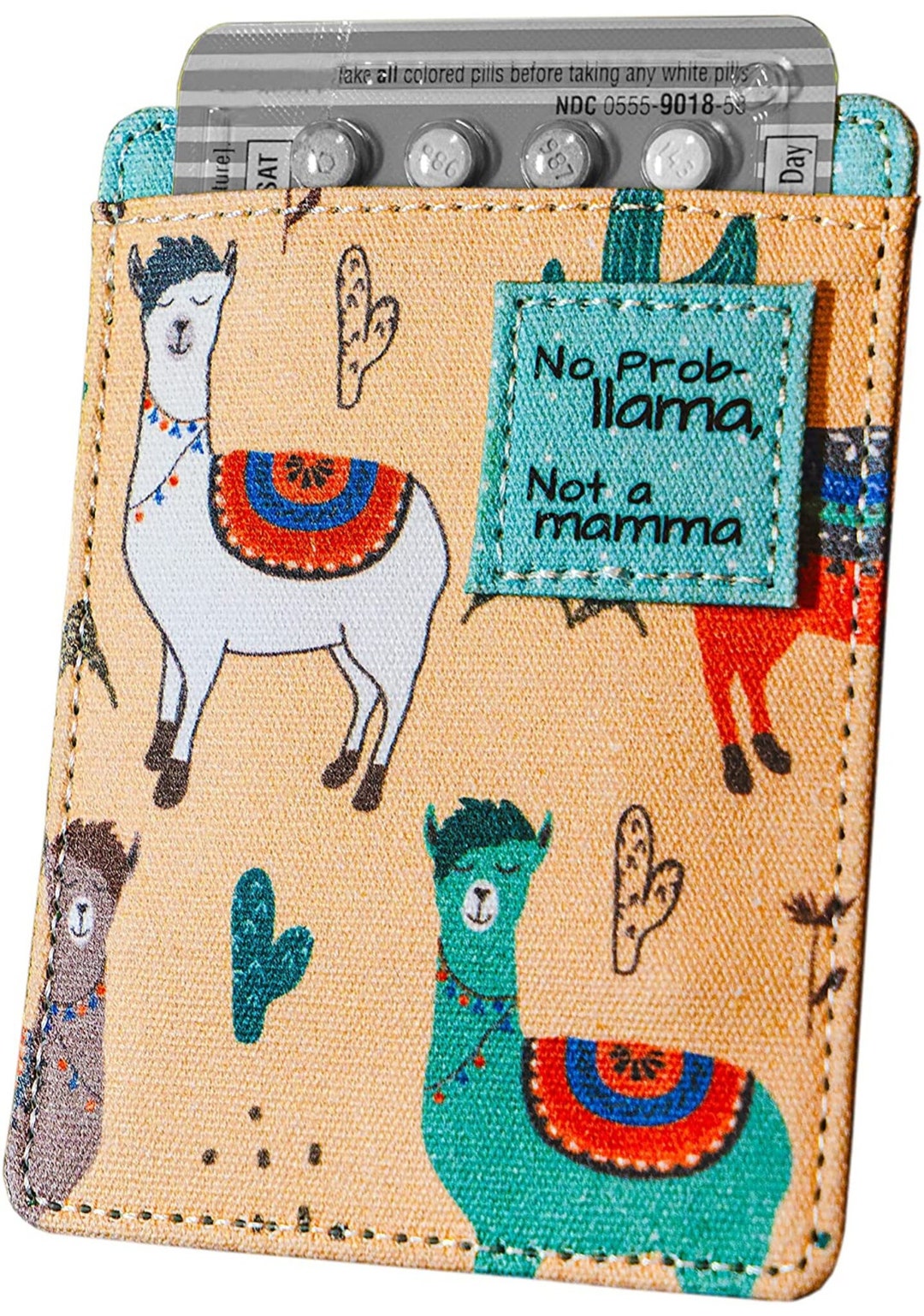 Birth Control Sleeve Pill Case for Contraceptive Pills Medication Pouch ...