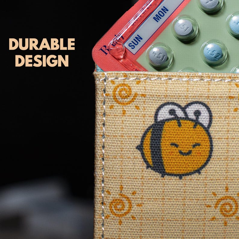 Llama Print Birth Control Pill Case: Medication Pouch Holder - Etsy
