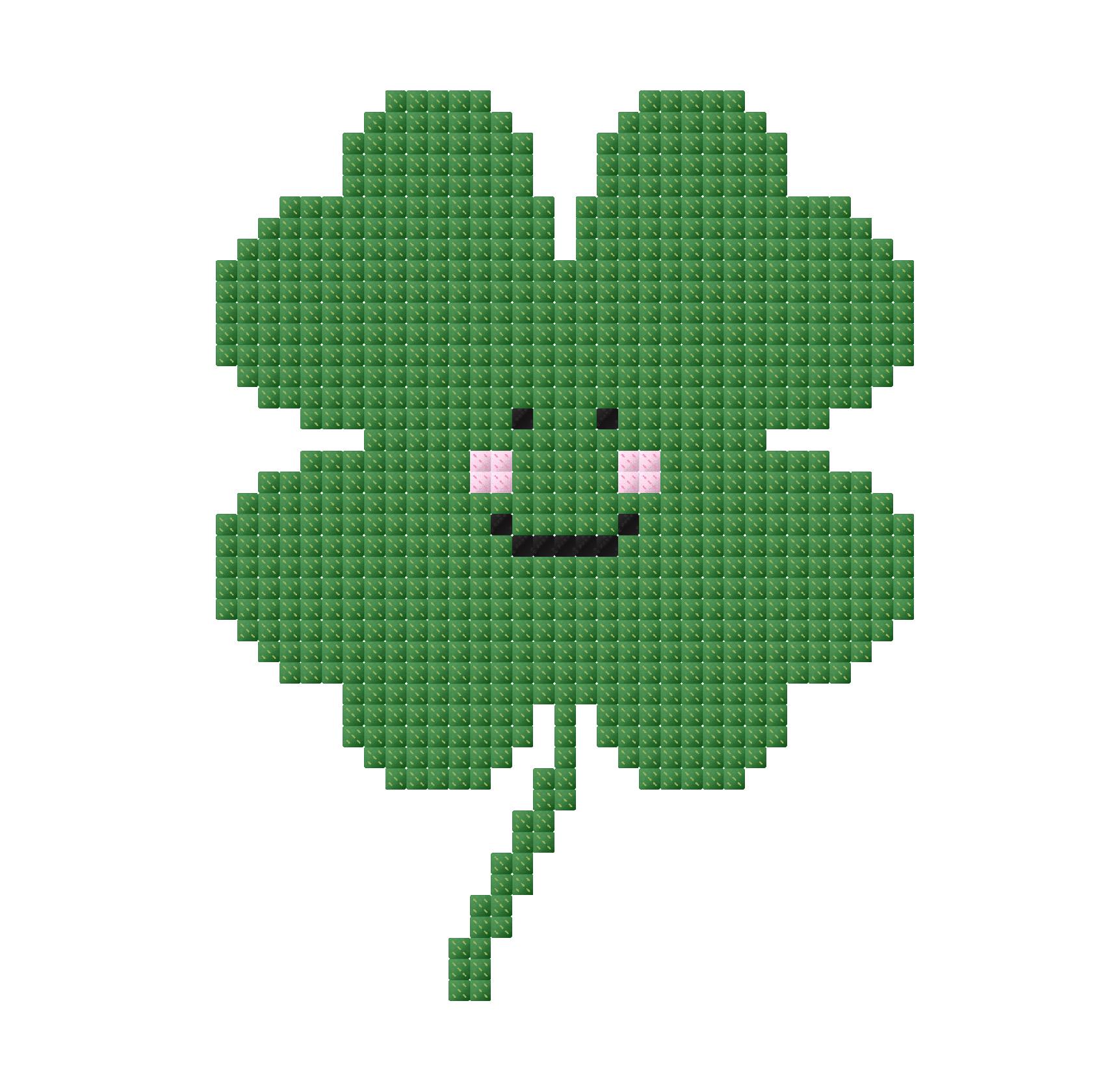 Four Leaf Clover Guy Handpainted Needlepoint Canvas - Etsy