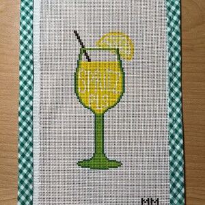 Aperol Spritz (spritz Pls) Handpainted Needlepoint Canvas - Etsy