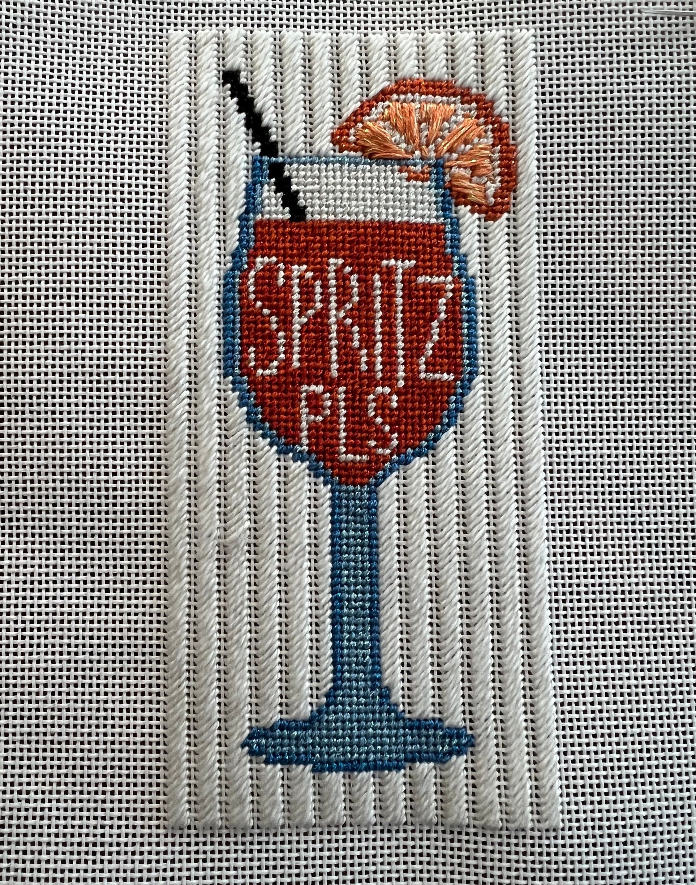 Aperol Spritz (spritz Pls) Handpainted Needlepoint Canvas - Etsy