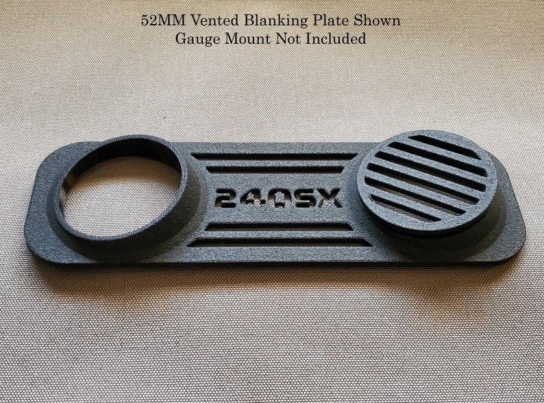 Gauge Blanking Plate, 52mm Blank Gauge Insert Plain or Vented ...