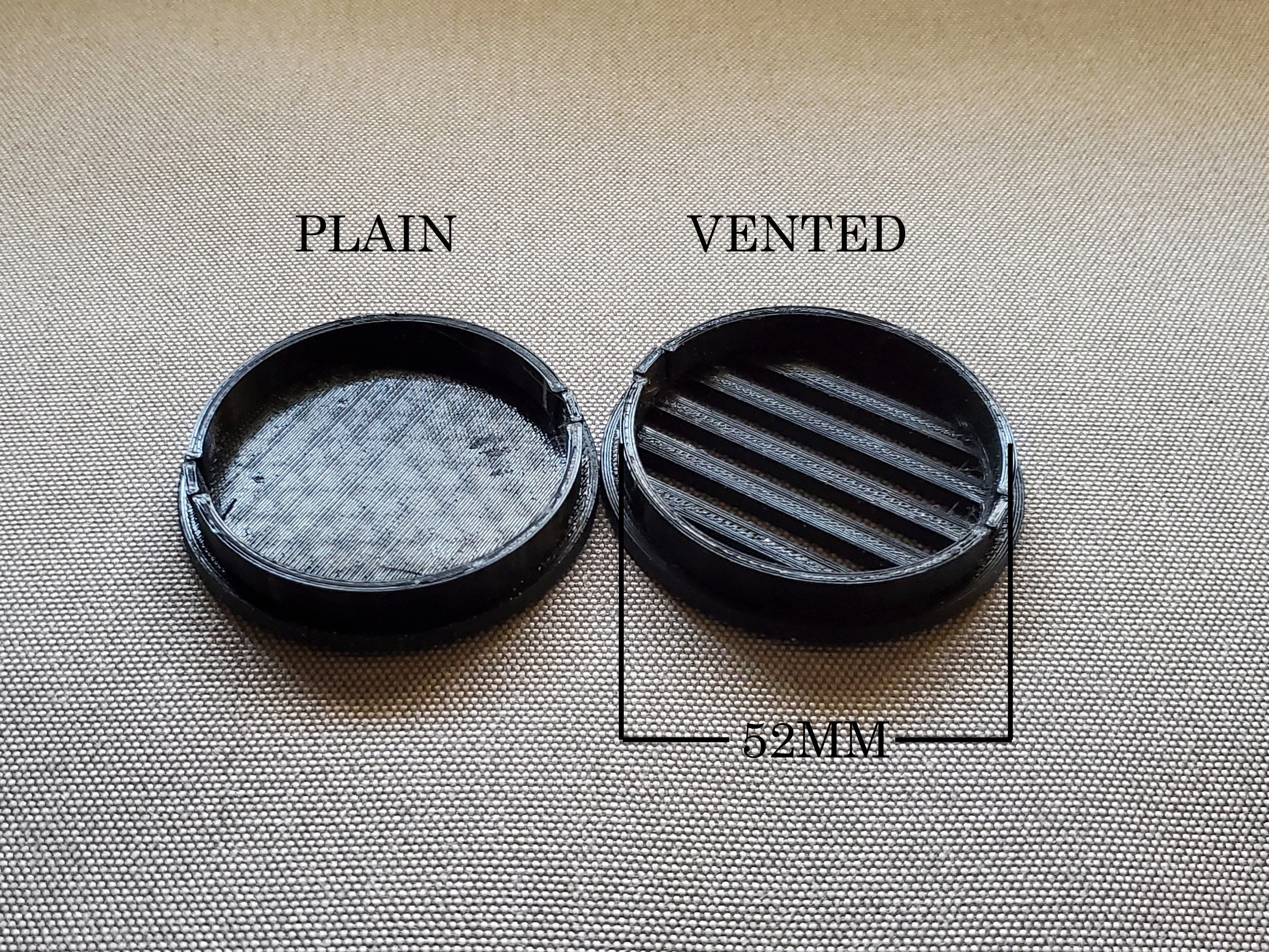 Gauge Blanking Plate, 52mm Blank Gauge Insert Plain or Vented ...