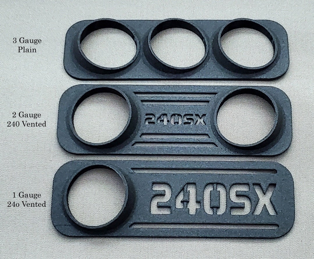 240SX / 180SX Center Vent Gauge / 52MM Blanking Plate - for NISSAN S13 ...