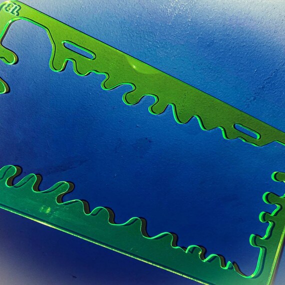 Slime License Plate Frame | Etsy