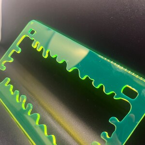 Motorcycle Slime Plate Frame - Etsy