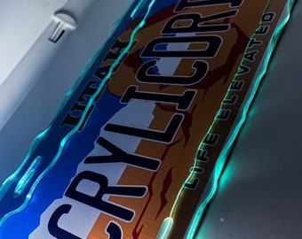 Slime Ooze License Plate Frame Cover Car Show JDM Plate Tuner Plate Car ...