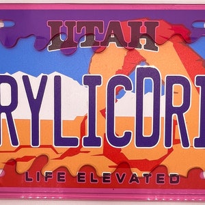 Slime License Plate Frame - Etsy