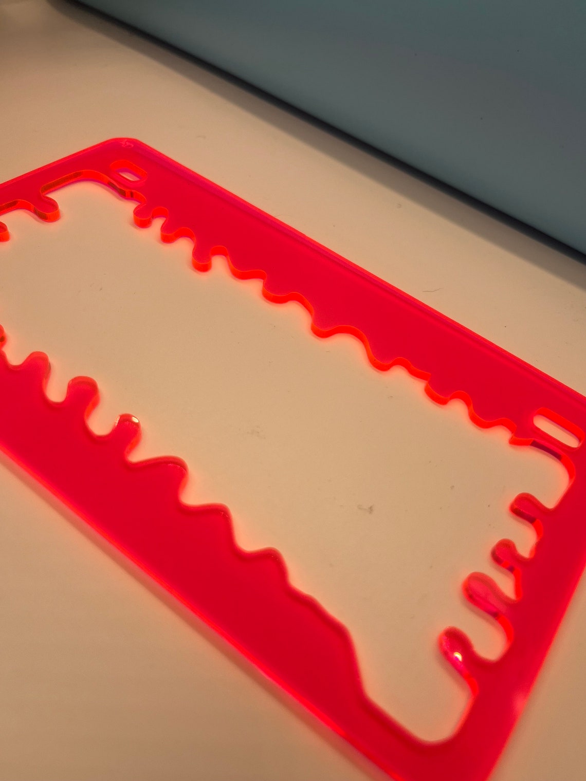 Motorcycle Slime Plate Frame - Etsy