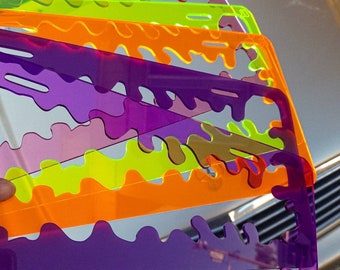 Slime License Plate Frame - Etsy