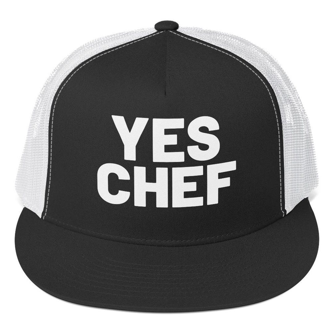 Yes Chef Trucker Cap | the Bear Merch | Adjustable Mesh Hat | Yes Chef ...