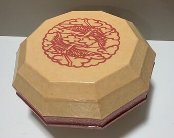 Small Handmade Traditional Korean Hanji Box With Lid - Etsy