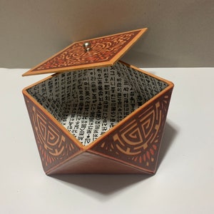 Small Handmade Traditional Korean Hanji Box With Lid - Etsy