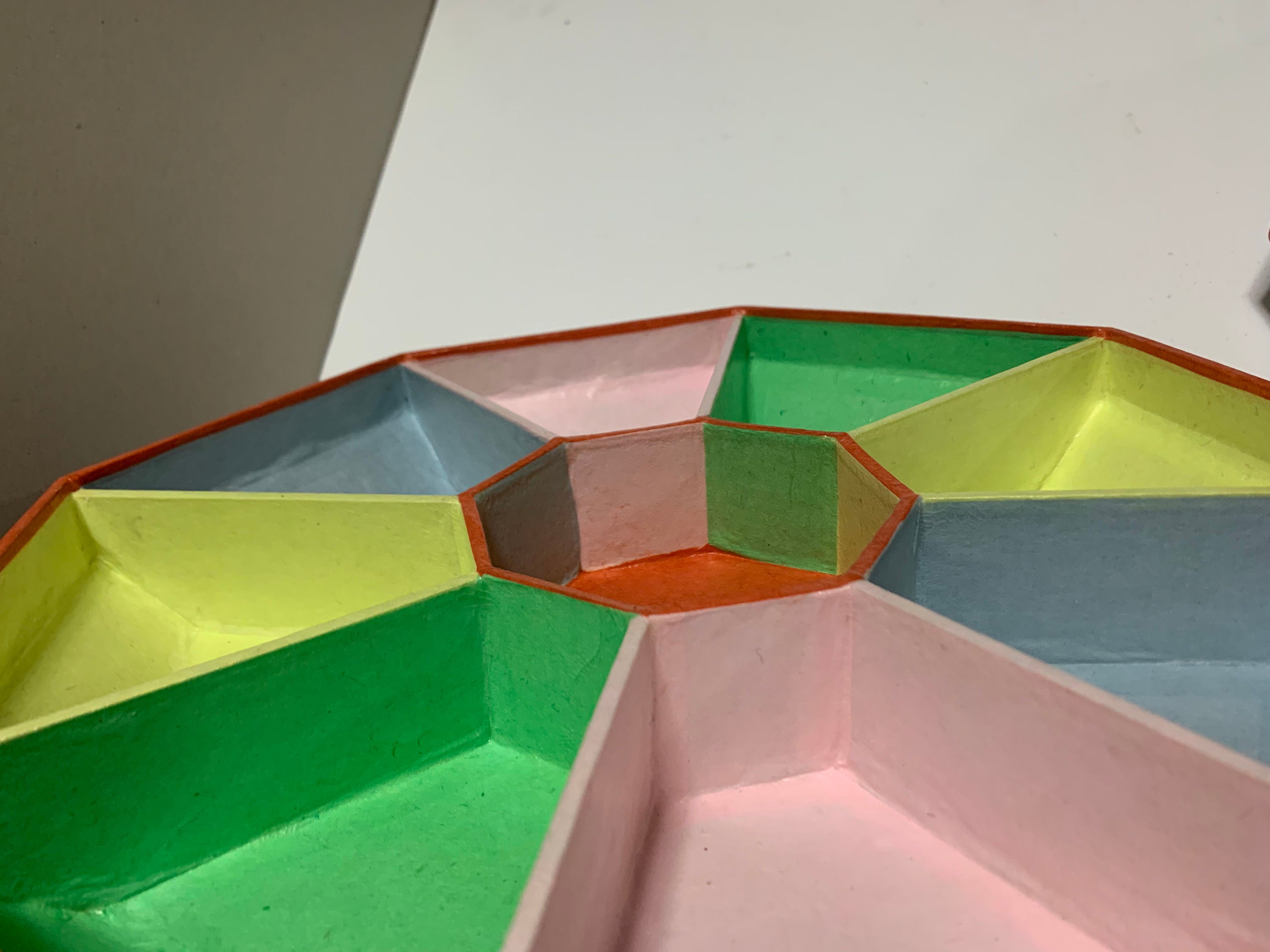 Handmade Traditional Korean Hanji Colorful Octagonal Organizer Box - Etsy