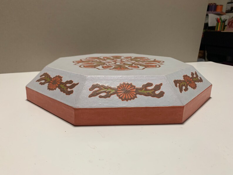 Handmade Traditional Korean Hanji Colorful Octagonal Organizer Box - Etsy